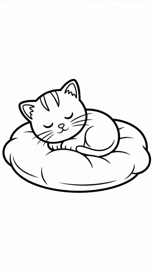 Adorable Kitten Coloring Pages – Cute & Creative Fun for Kids and Cat ...